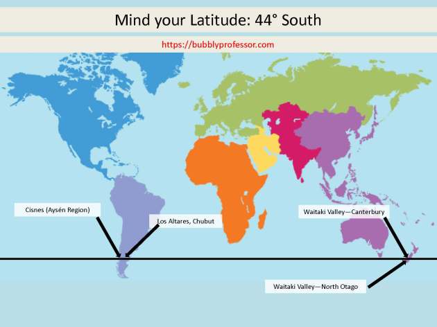 Mind your Latitude: 44° South | The Bubbly Professor